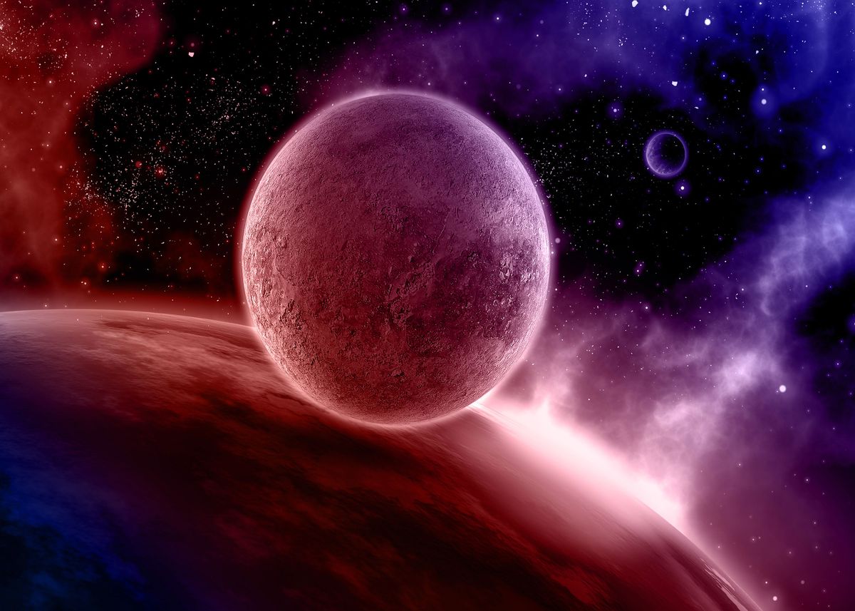 'Moon' Poster by Zoey Pershing | Displate