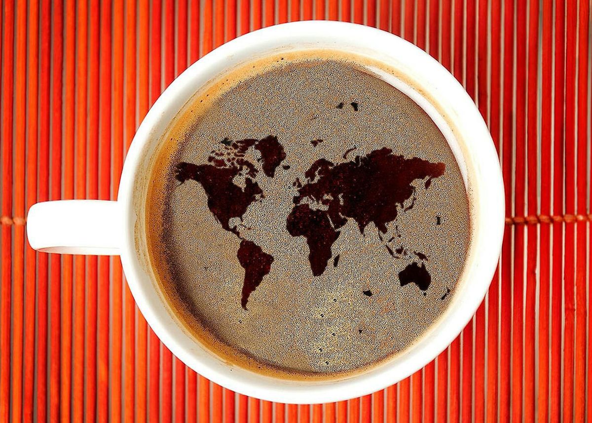 'Coffe Maps' Poster by Leonardo Djuminnic | Displate