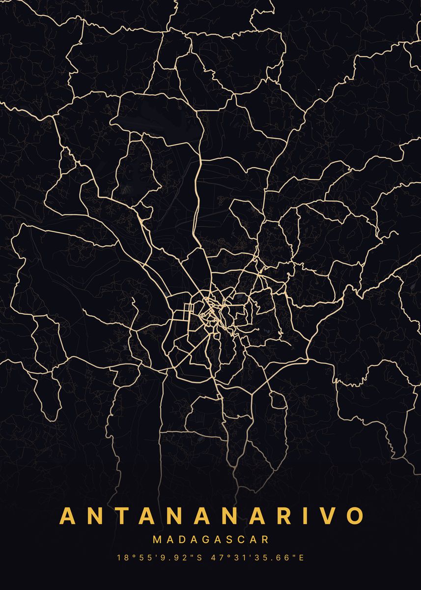 'Antananarivo Madagascar' Poster, picture, metal print, paint by Kemi ...