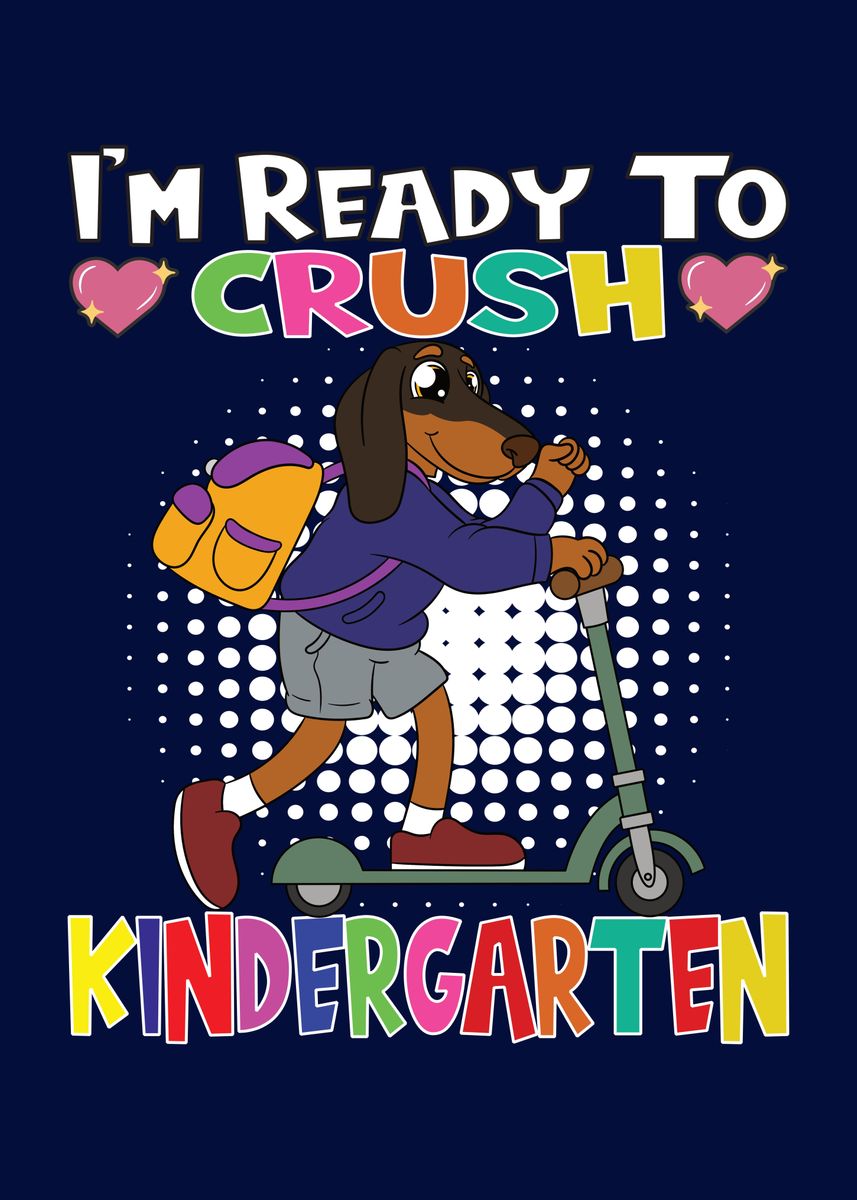 'Kindergarten Im Coming' Poster, picture, metal print, paint by MzumO ...