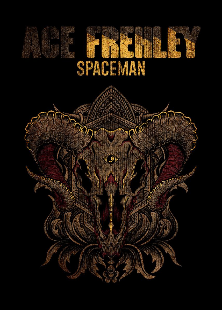 'Spaceman' Poster, picture, metal print, paint by Unlikelyinch | Displate