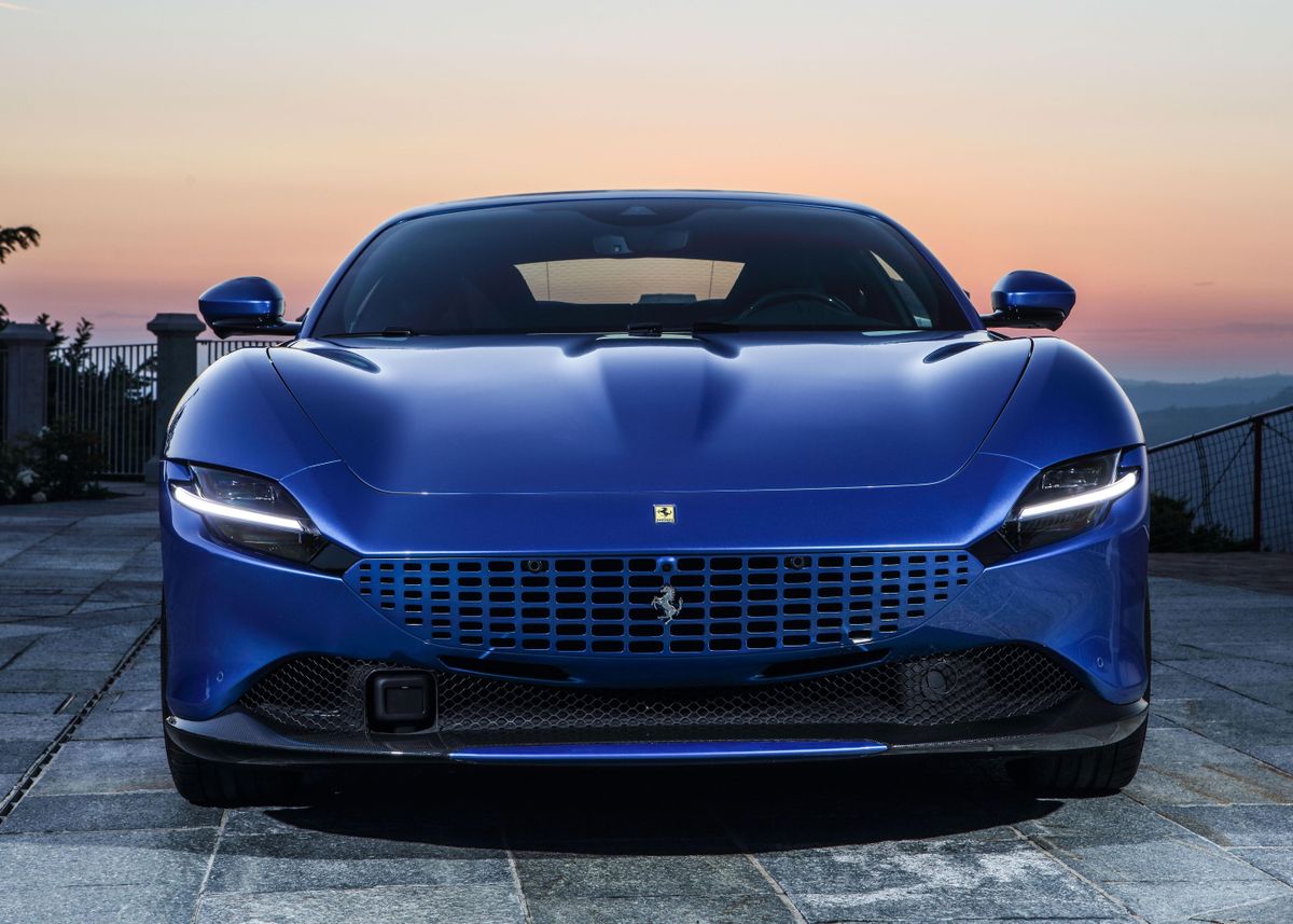 'Ferrari Roma' Poster by Misya Vad | Displate