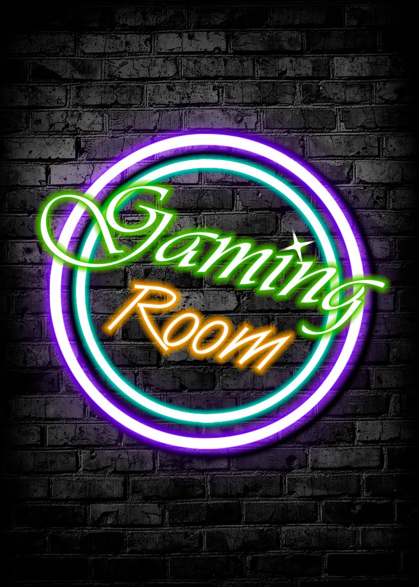 'Gaming room ' Poster by Metal Posters | Displate