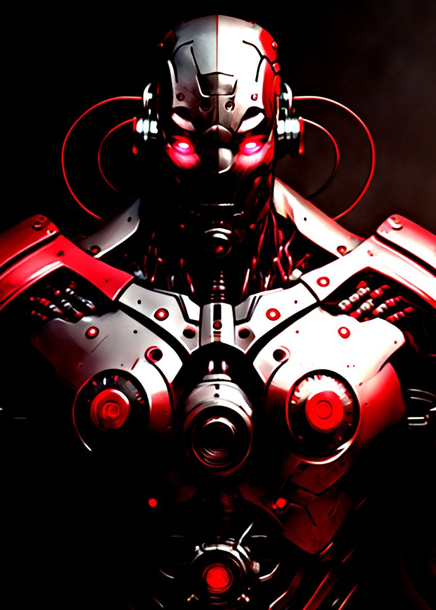 'mecha' Poster, picture, metal print, paint by PLUOCK KOK | Displate