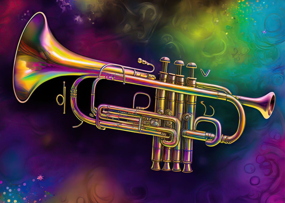 'Trumpet' Poster by Minimalist Anime | Displate