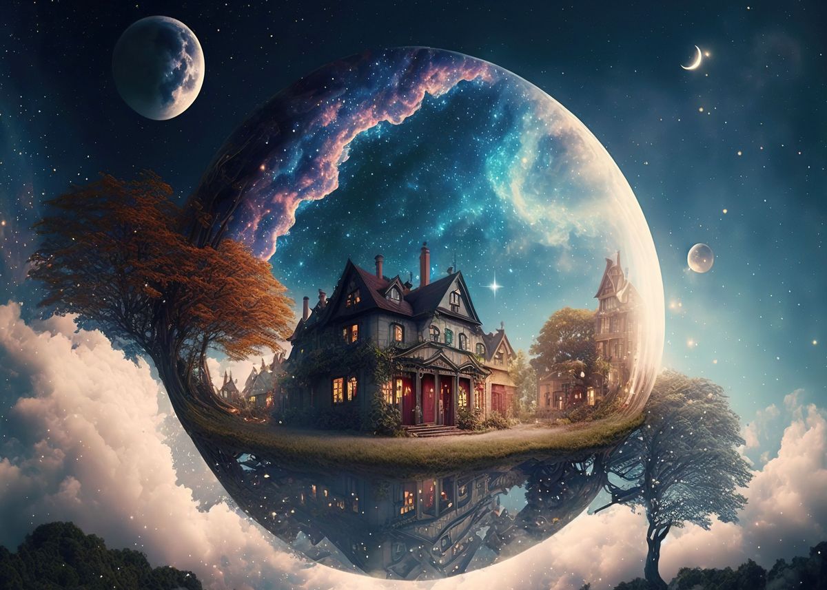 'Moon' Poster by Love104 Art115 | Displate