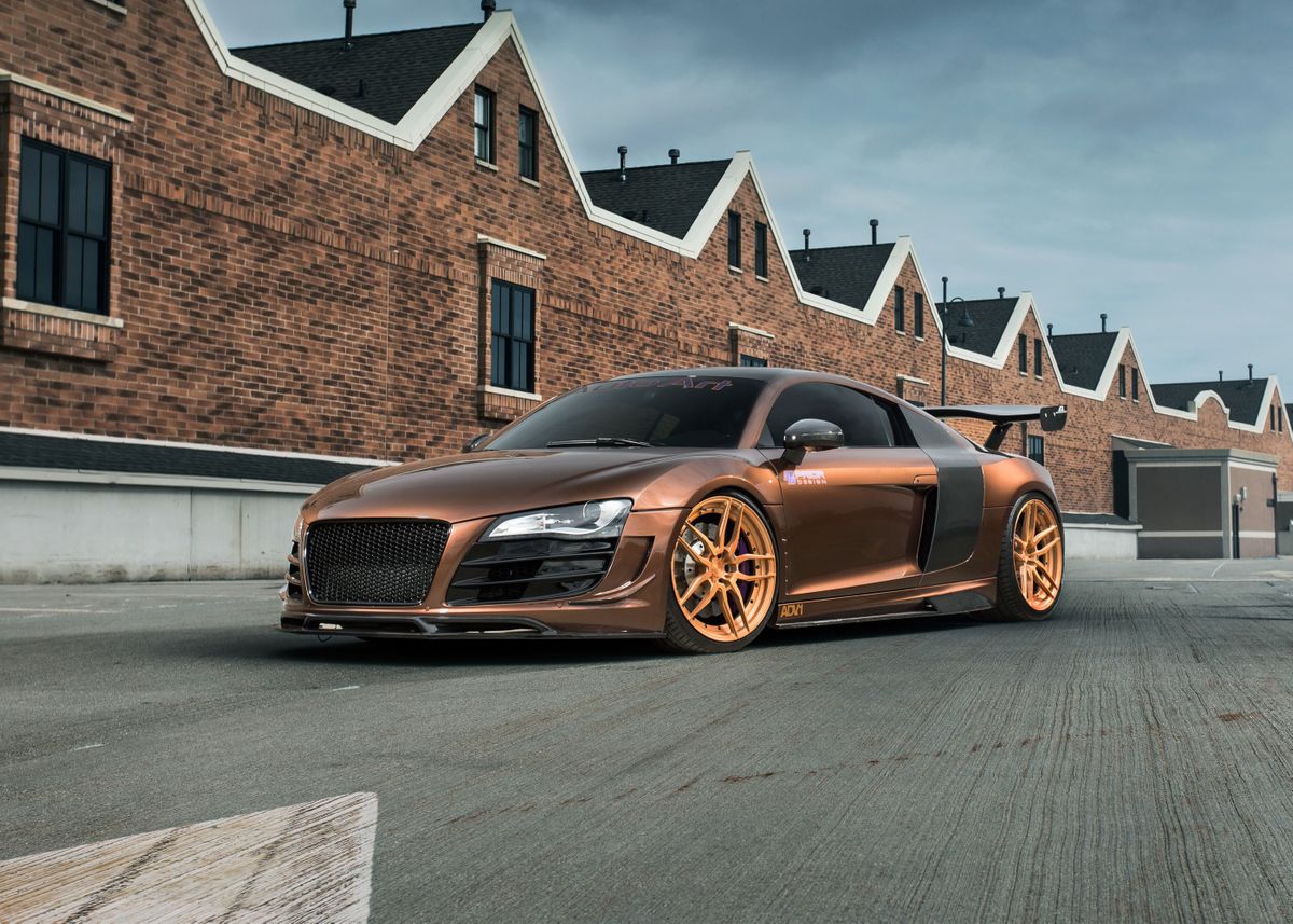 'Audi R8' Poster by Va Mitha | Displate