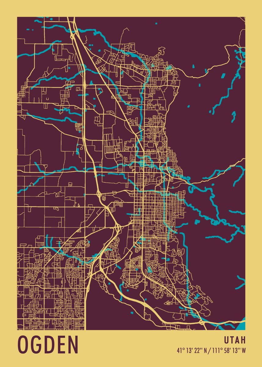'Ogden' Poster, picture, metal print, paint by Miracle Studio | Displate