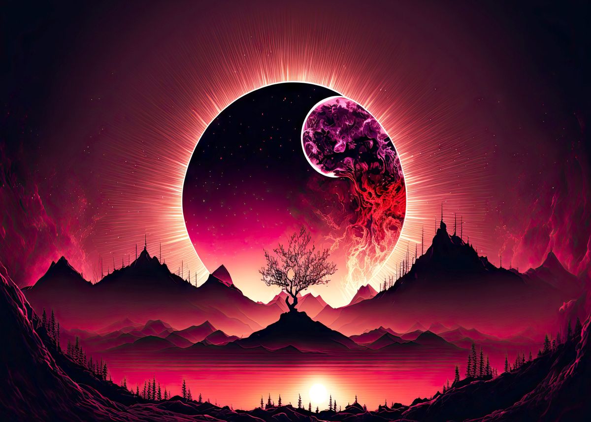 'Moon' Poster by admam323 daisy333 | Displate