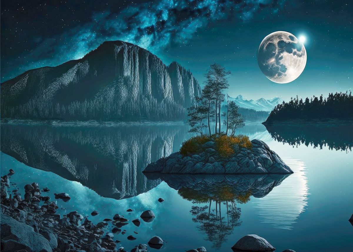 'Moon' Poster by isy31 aisy | Displate