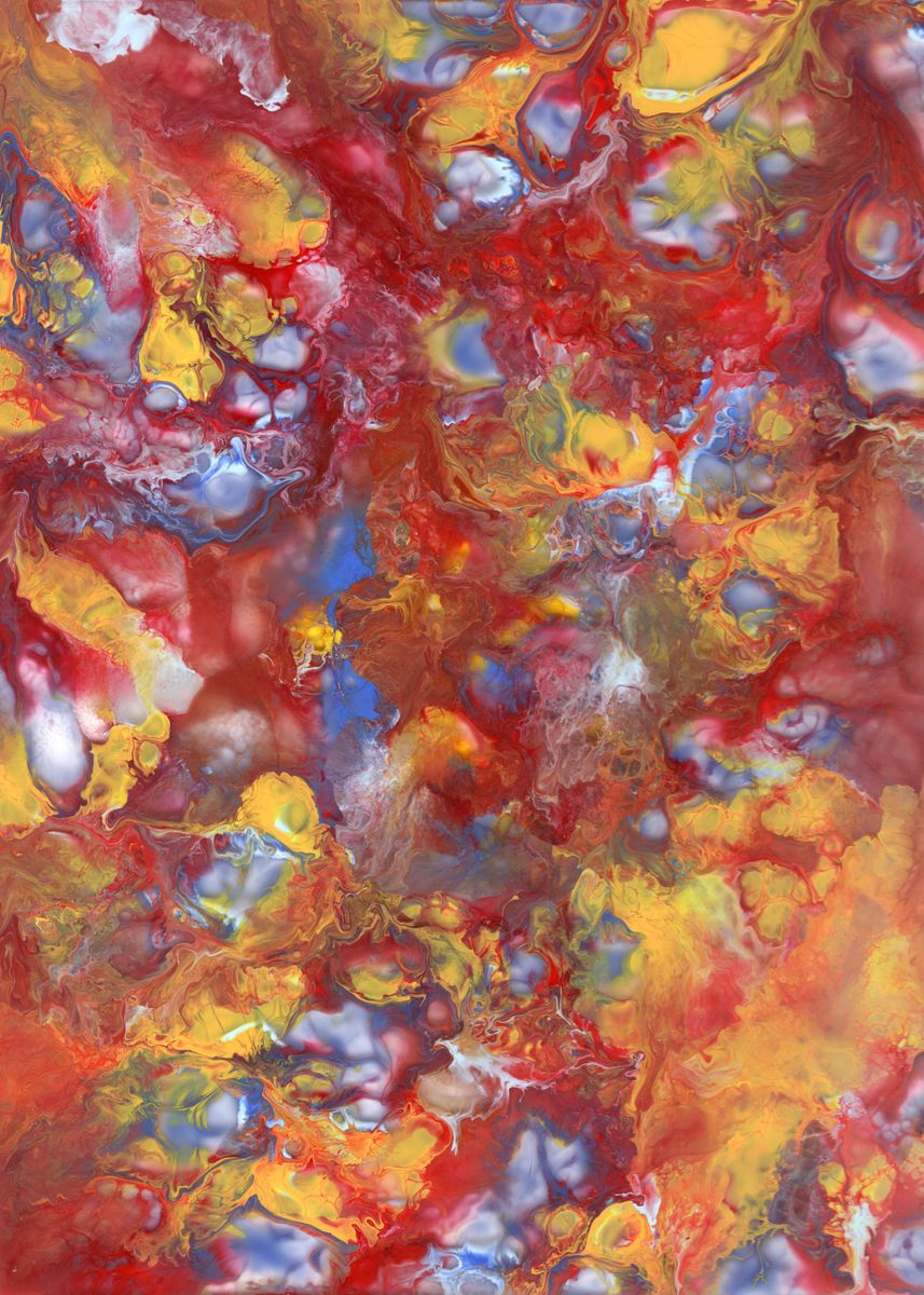 'Opal Dream Painting' Poster, picture, metal print, paint by Burl ...