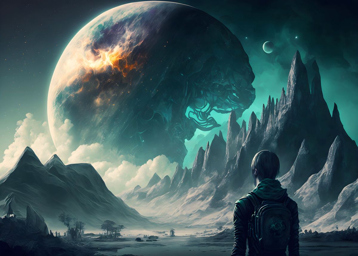 'Moon' Poster by Eliana Thobe | Displate