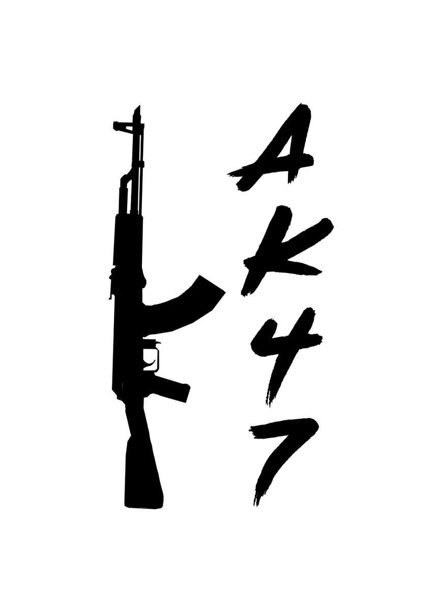  AK47 Poster Picture Metal Print Paint By Atanas Popovski Displate