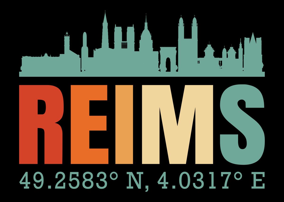 'Reims' Poster by Hexor | Displate