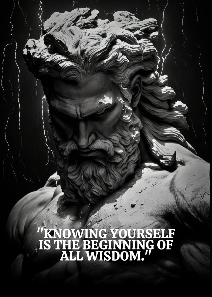 'Knowing yourself' Poster, picture, metal print, paint by Ji wong ...