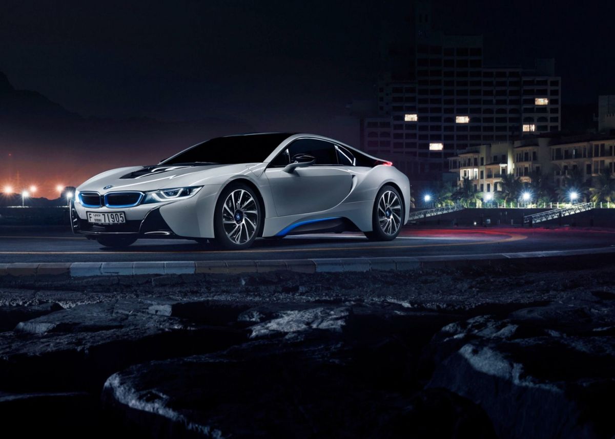 'BMW i8' Poster by Sport Cars | Displate