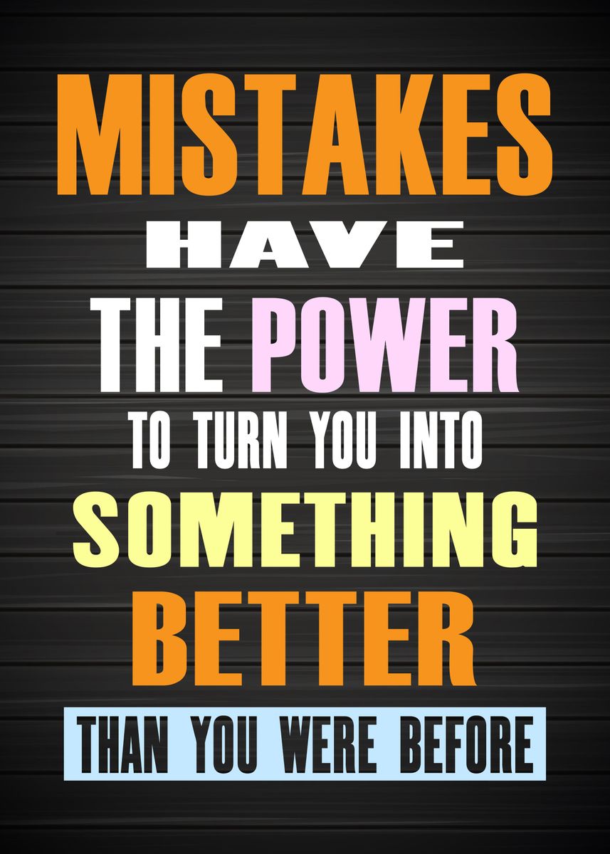 'Be Better' Poster, picture, metal print, paint by VisionTrend | Displate