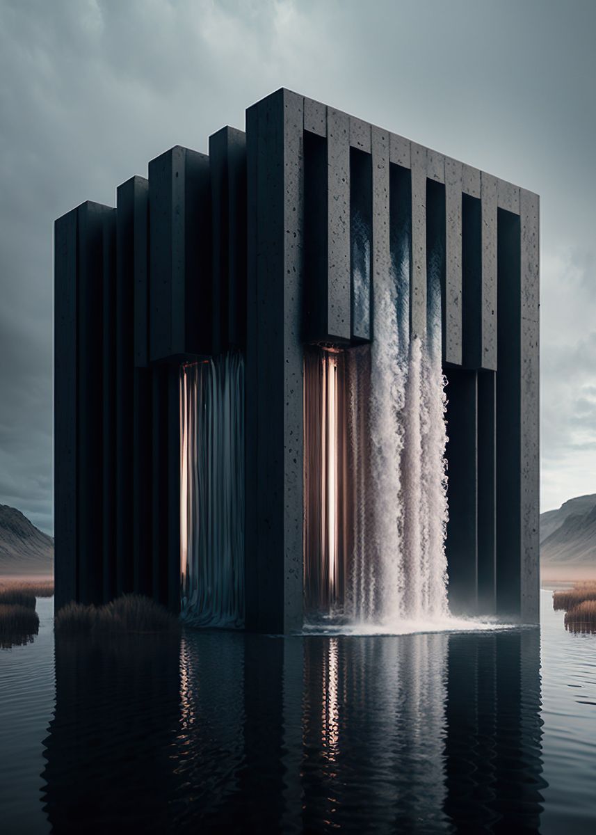 'Architectural Revolution' Poster, picture, metal print, paint by ...