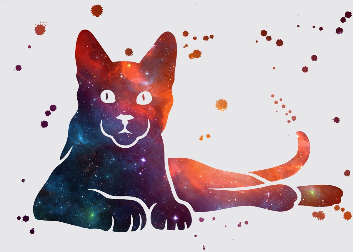 'Cat nebula' Poster by Alexandra A | Displate