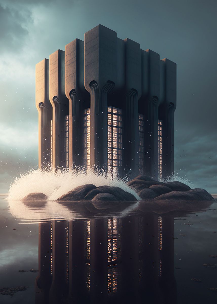 'Building The Future' Poster, picture, metal print, paint by Ilyrin ...