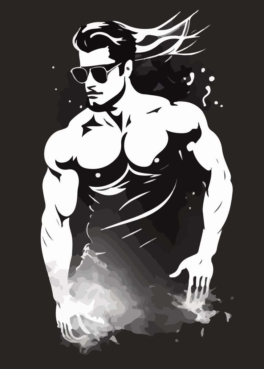 'Elegant Gentleman' Poster, picture, metal print, paint by Arthur Yosh ...