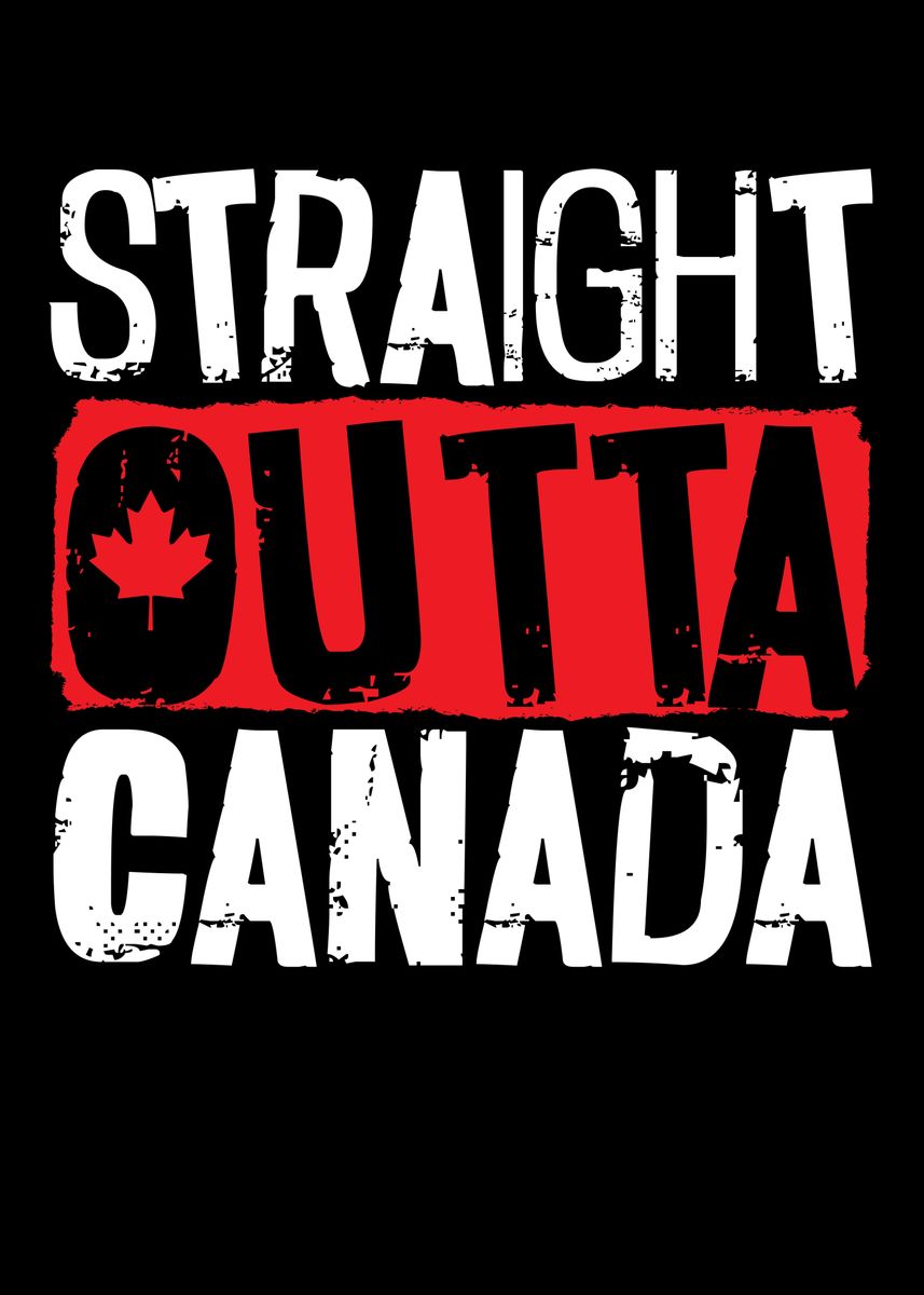 'Happy Canada Day Canadian' Poster by NAO | Displate