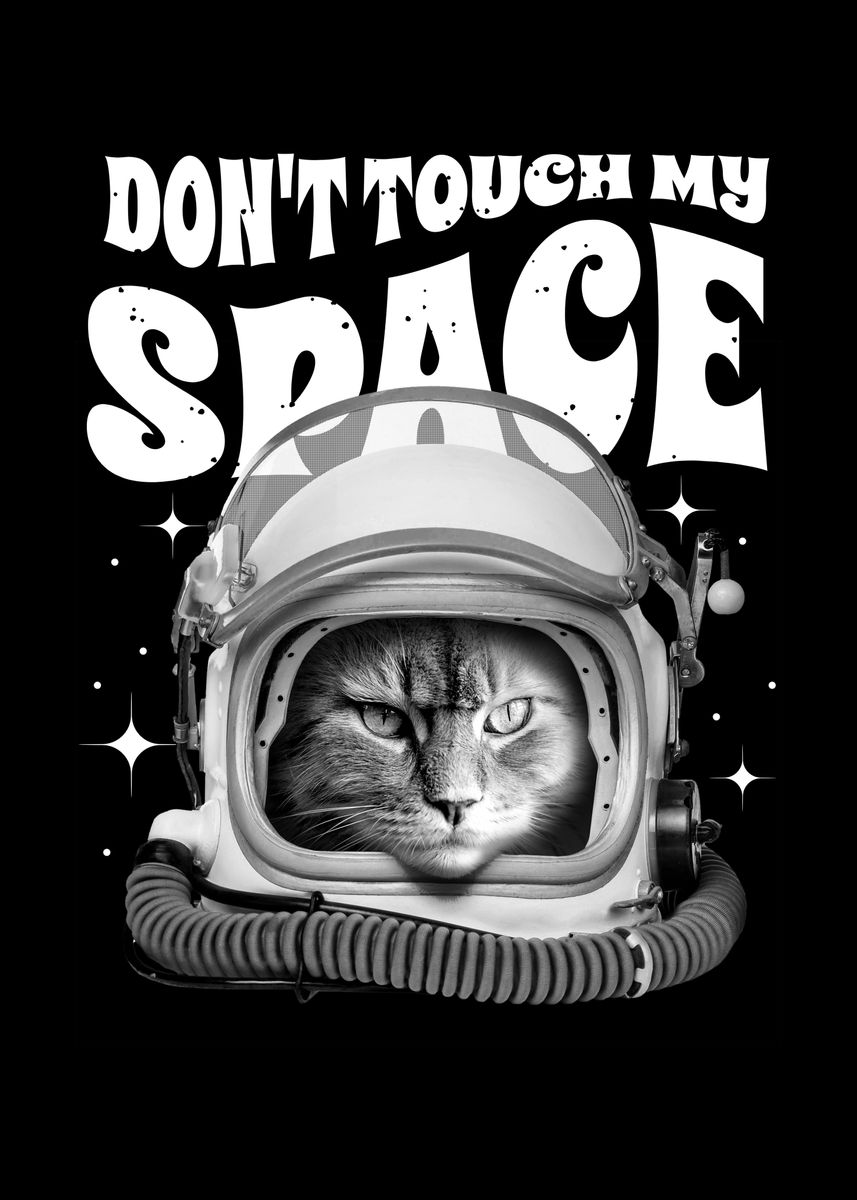 'Astronaut Space Cat' Poster by Cool Worker | Displate