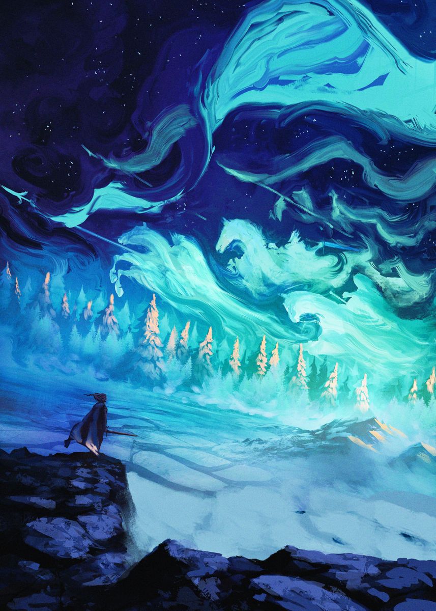 'The wild Hunt' Poster, picture, metal print, paint by Anato Finnstark ...