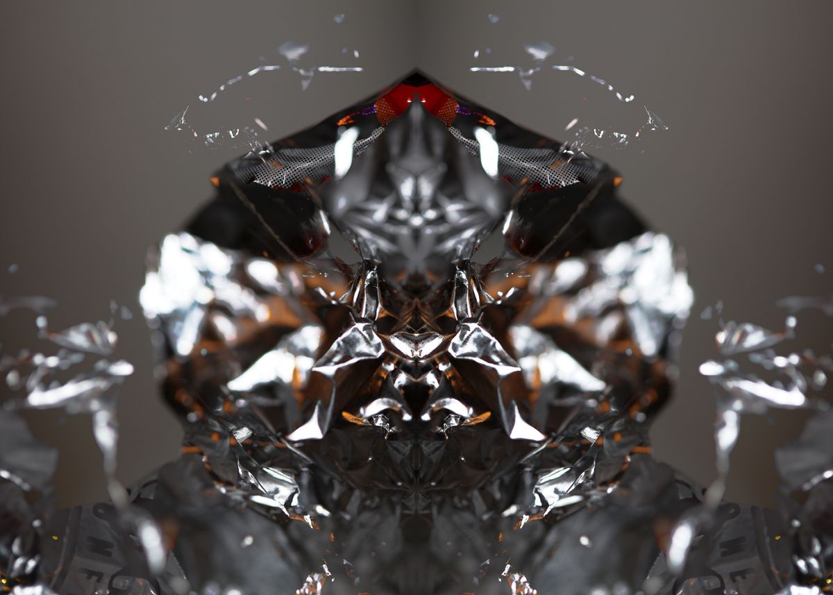 'Colorful aluminum foliage' Poster by BakalaeroZz Photography | Displate