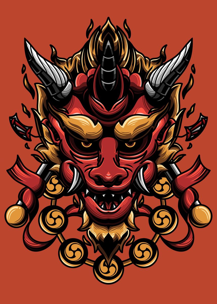 'Raijin V2' Poster, picture, metal print, paint by artisticdesign 1903 ...