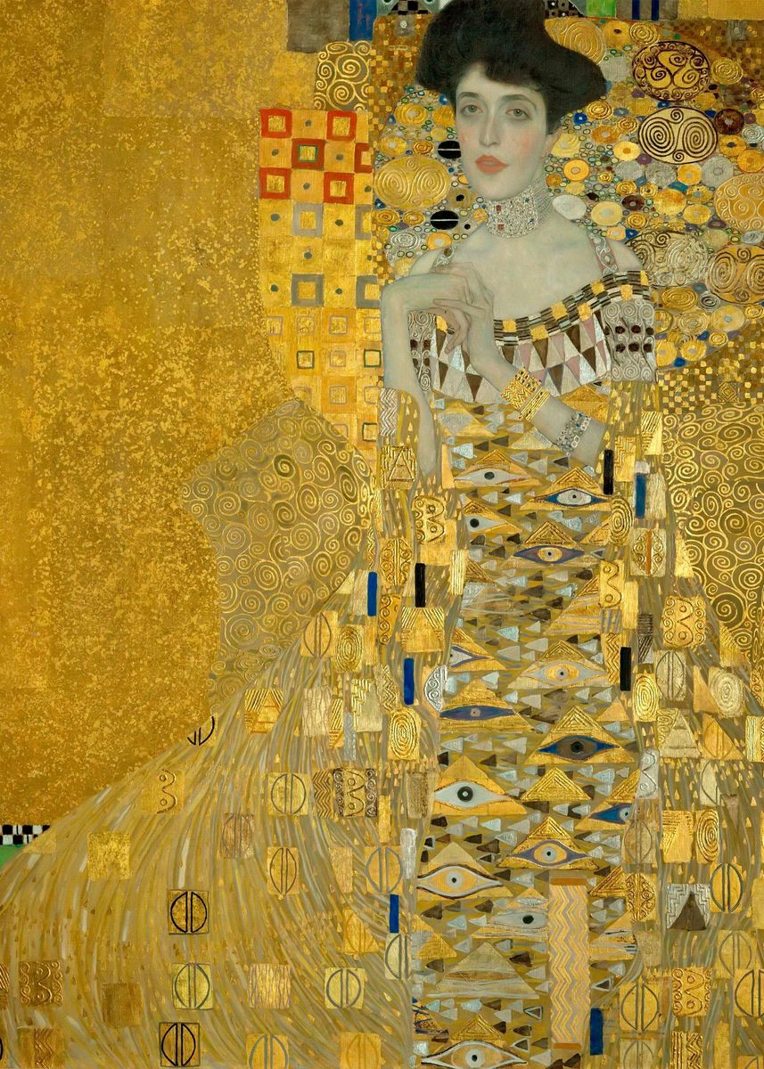 'The Lady in Gold' Poster, picture, metal print, paint by Finnick ...