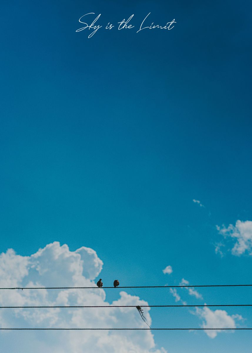 'The Sky is The Limit ' Poster, picture, metal print, paint by Explore ...