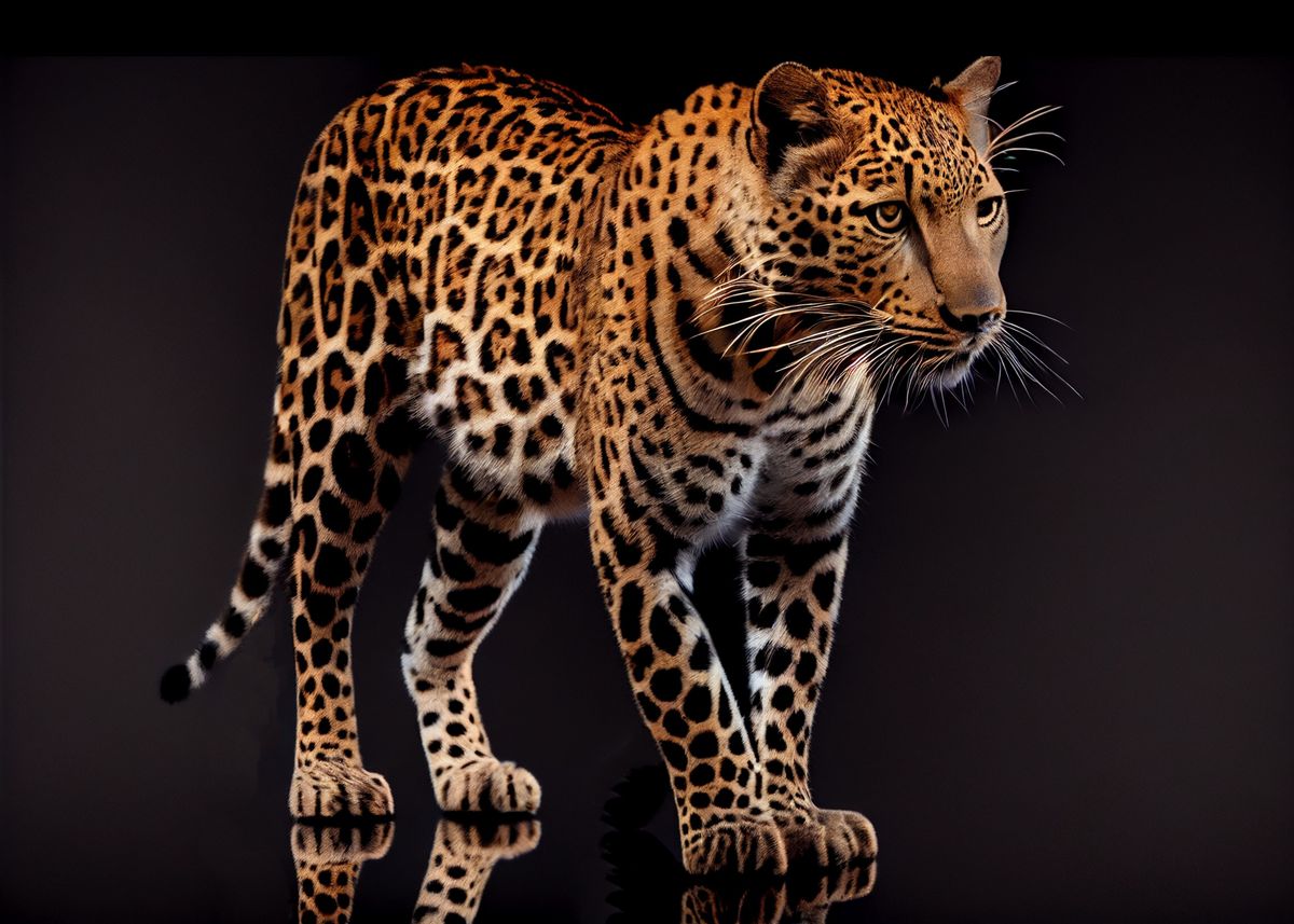 'leopard' Poster by RichterDesigns | Displate