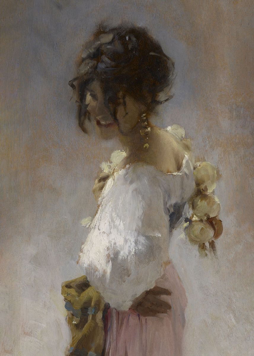 'Rosina ' Poster, picture, metal print, paint by tony4urban | Displate