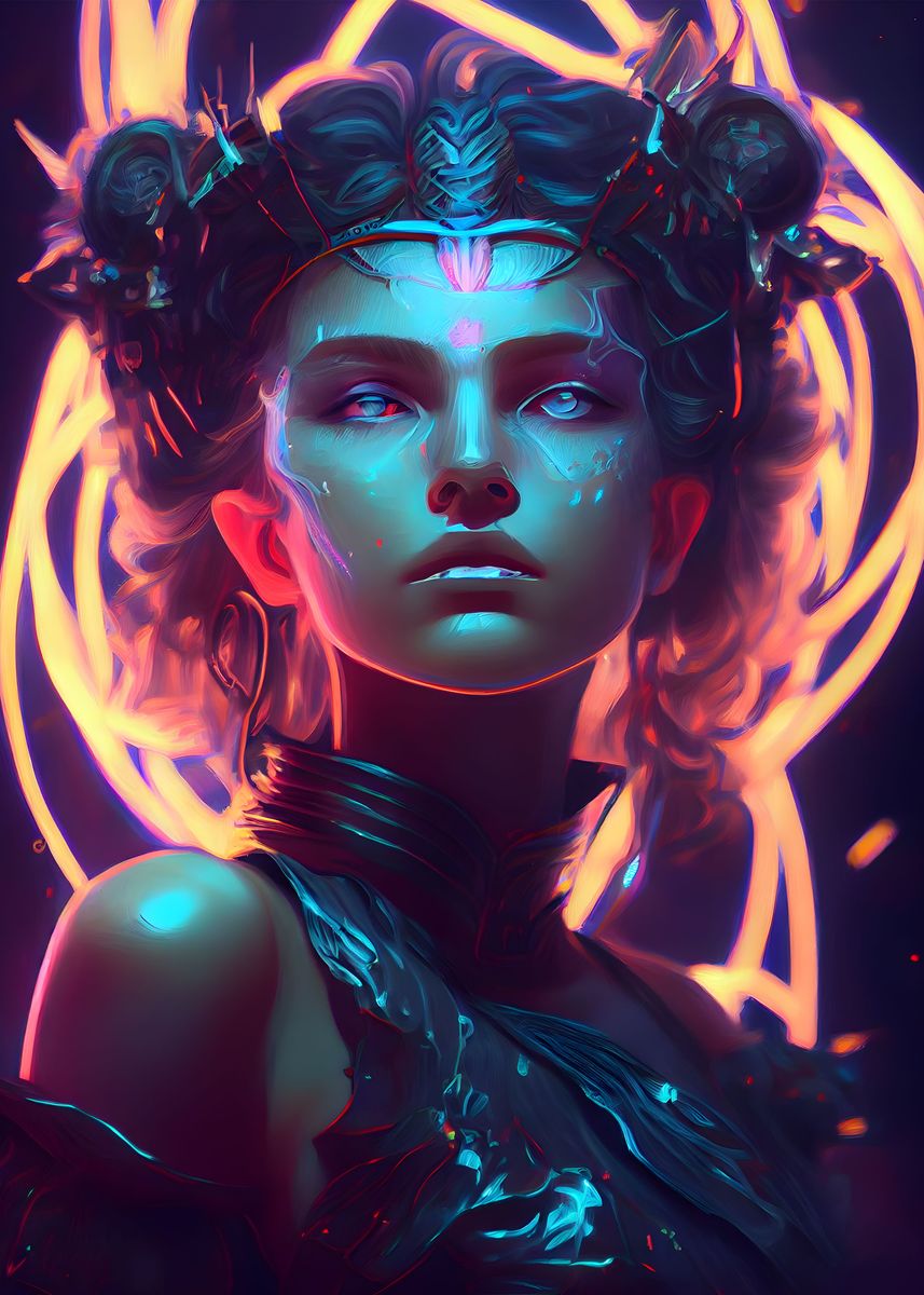 'Dark Hera' Poster, picture, metal print, paint by GoodLifeImages ...