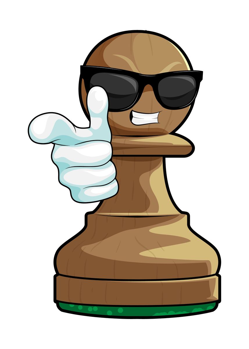 'Chess piece Pawn Chess' Poster, picture, metal print, paint by Markus ...