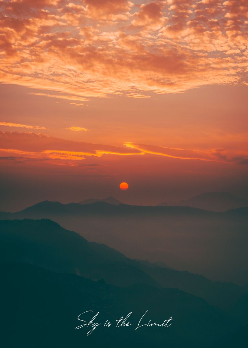 'The Sky is The Limit ' Poster, picture, metal print, paint by Explore ...