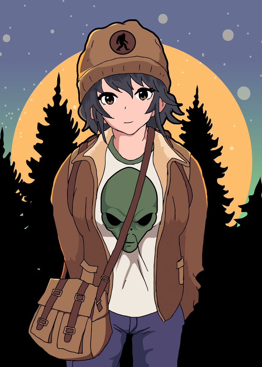 'Cryptidcore Aesthetic' Poster, picture, metal print, paint by ...