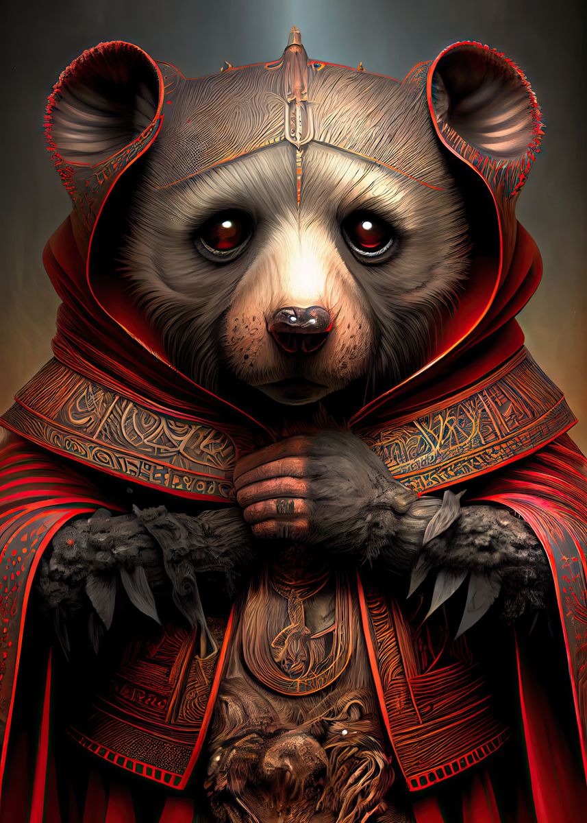 'The Demon Bear 1' Poster, picture, metal print, paint by Digital ...