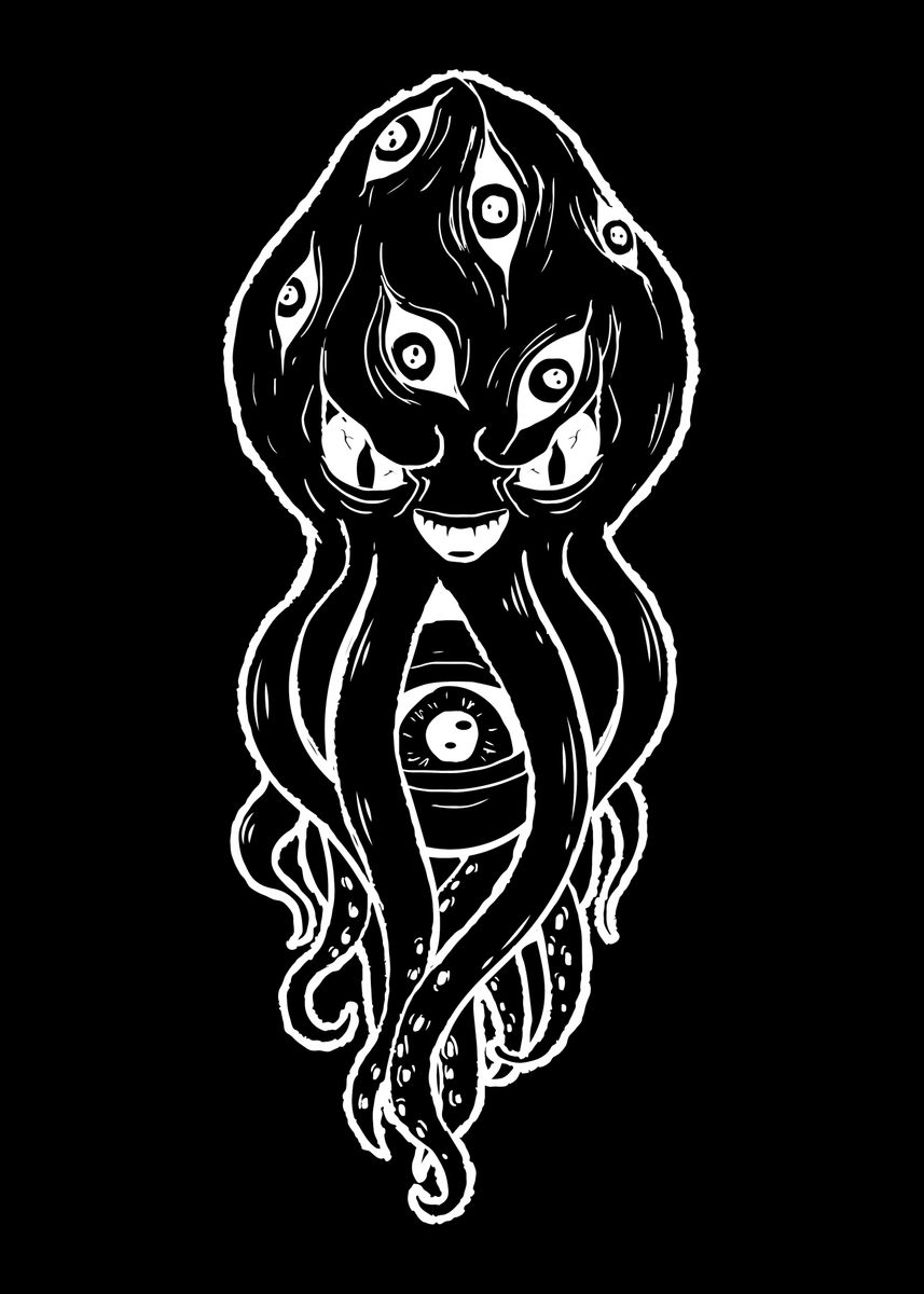 'Cryptidcore Aesthetic' Poster, picture, metal print, paint by ...