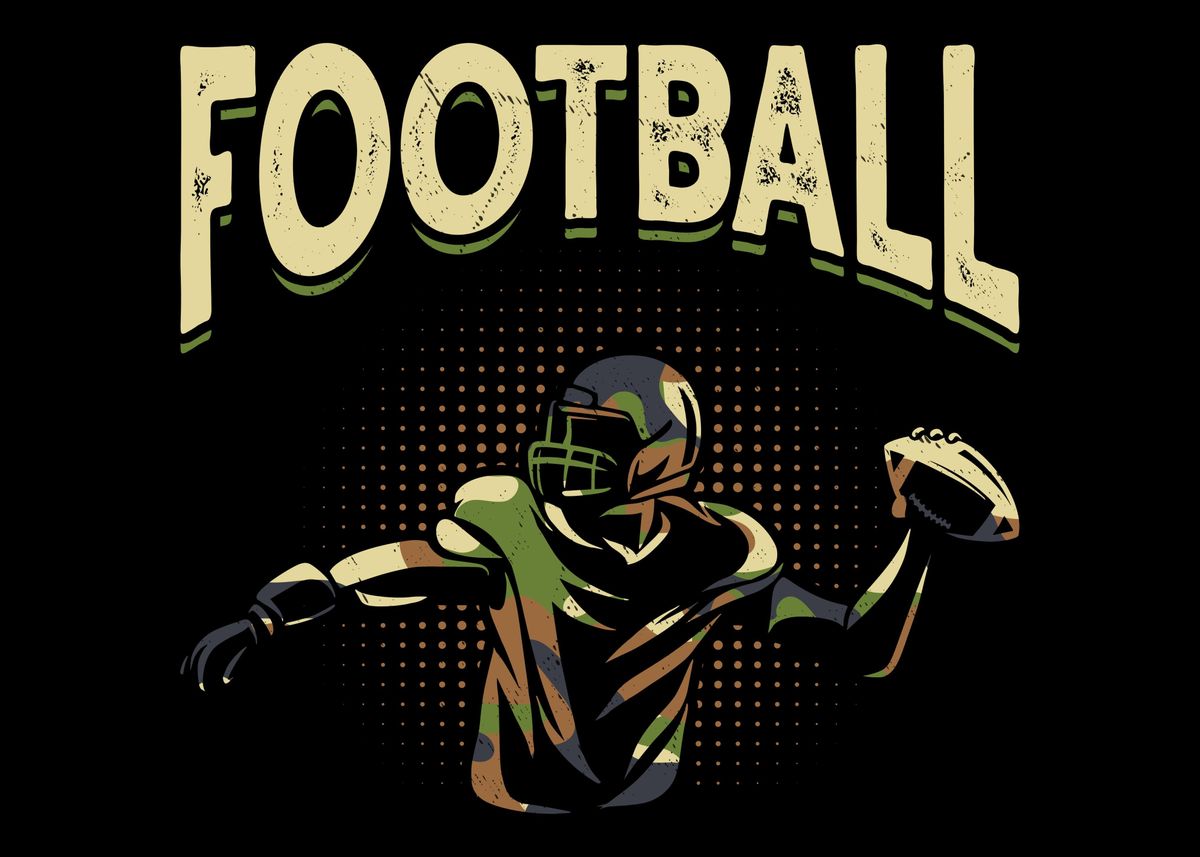 'Football Player Coach' Poster by professionaldesigns | Displate