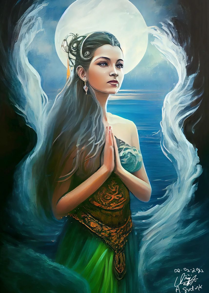 'Beautiful Princess' Poster, picture, metal print, paint by Wahyu ...