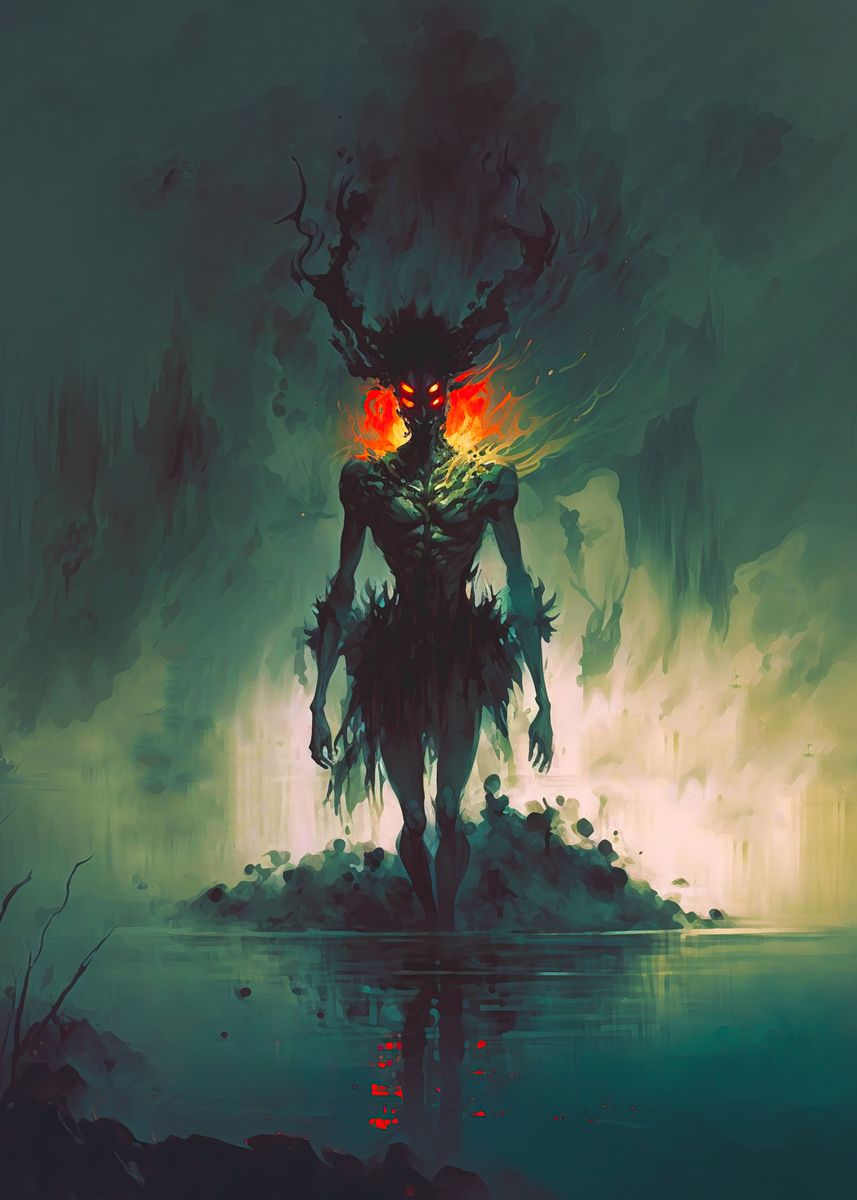 'Wrath' Poster, picture, metal print, paint by AndrejZT | Displate