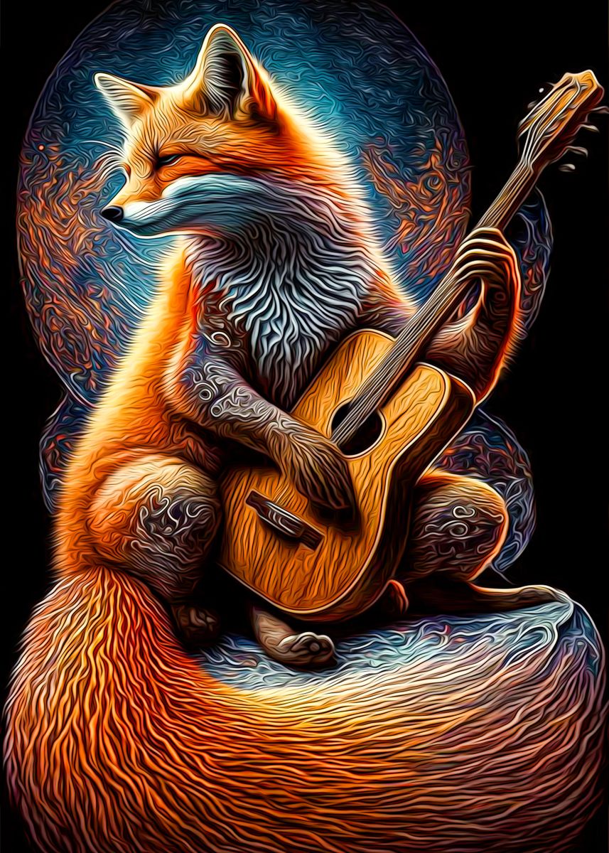 'Fox' Poster by davisd lee | Displate