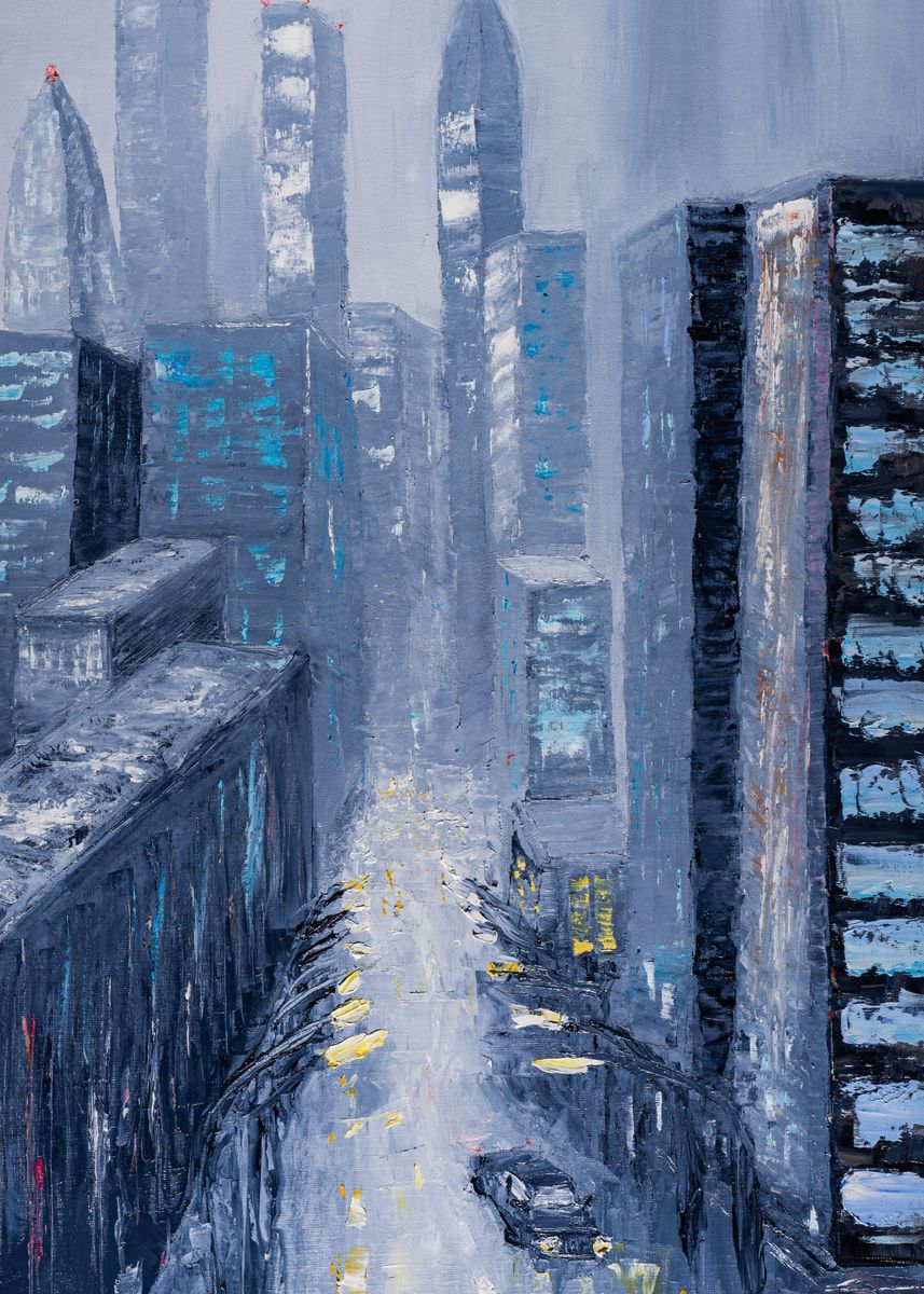 'Oil Painting' Poster, picture, metal print, paint by Freddie | Displate