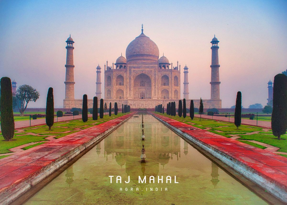 'Taj Mahal ' Poster by Famous City | Displate