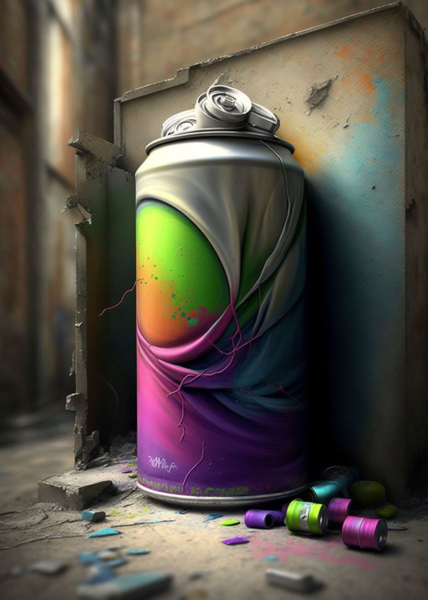 'Graffiti Street Art' Poster, picture, metal print, paint by Color My ...