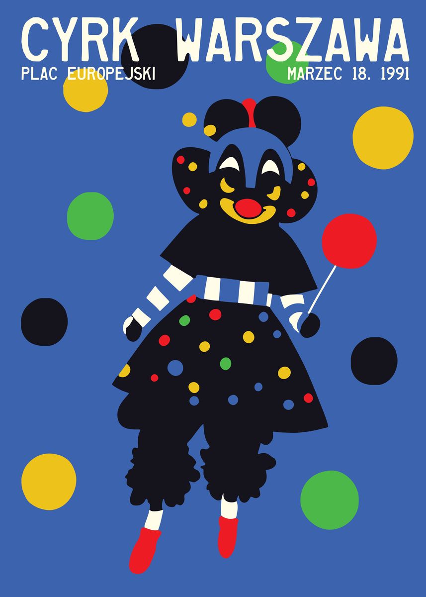'CYRK Warszawa Circus' Poster, picture, metal print, paint by ...
