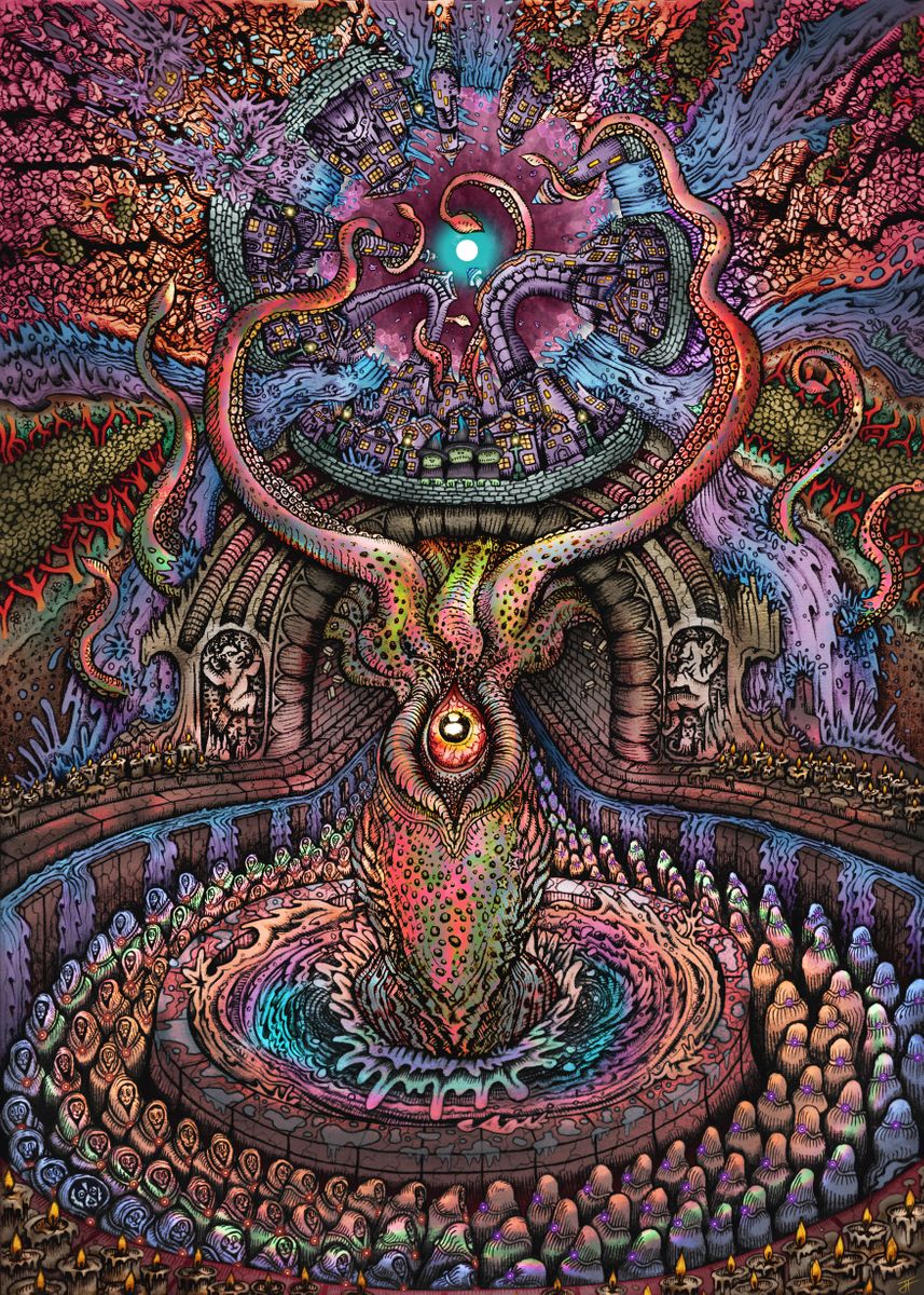 'Leviathan' Poster, picture, metal print, paint by jamesfletcherdesign ...