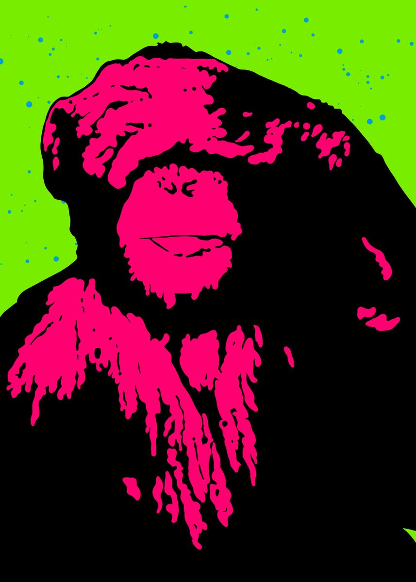 'Monk pop 2' Poster by Mild pic | Displate